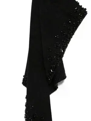 P.a.r.o.s.h Bead-embellished Pointed Scarf