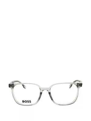 BOSS Rectangle-frame Glasses - Grey