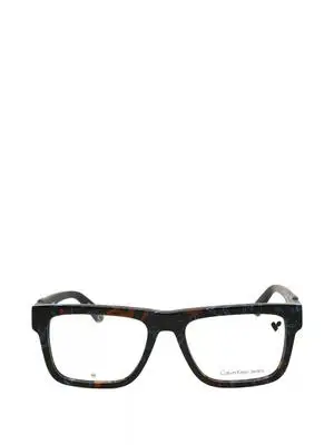 Calvin Klein Rectangle-frame Glasses - Black