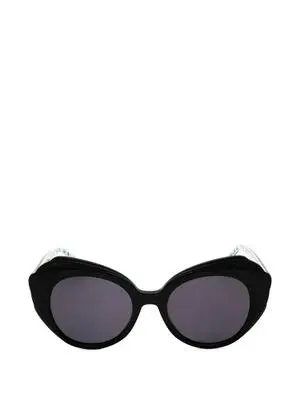 DRAPER JAMES Oversized Cat-eye Sunglasses - Black
