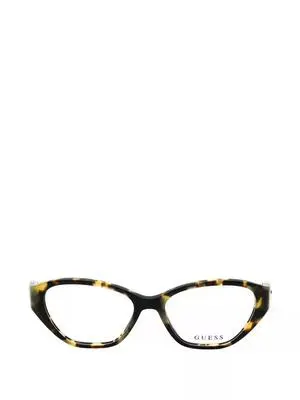 Guess Tortoiseshell-effect Cat-eye Glasses - Brown