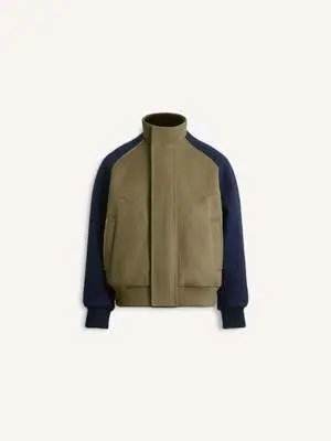 Balmain Embroidered Vintage Bomber Jacket - Khaki