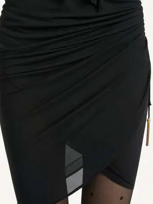 Balmain Draped Flowing Jersey Dress