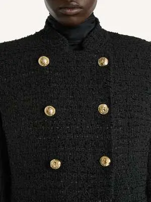 Balmain Tweed Officer Jacket