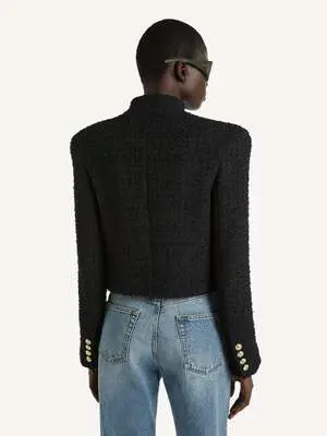 Balmain Tweed Officer Jacket