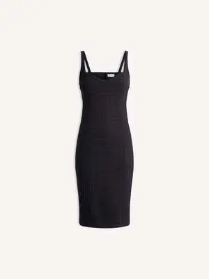 Balmain Tweed Dress With Spaghetti Straps