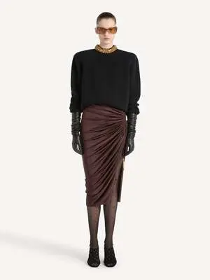 Balmain Cashmere Jumper With Embroidered Trim