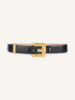 Balmain Anthem Belt 4.5cm-calfskin - Black