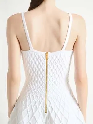 Balmain Flared Knit Dress