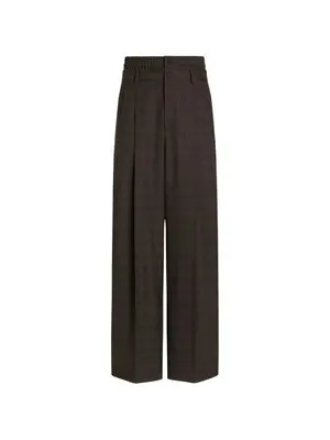 Dolce & Gabbana Glen Wool Check Trousers