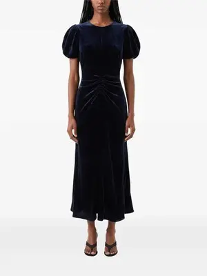 Victoria Beckham Velvet Midi Dress