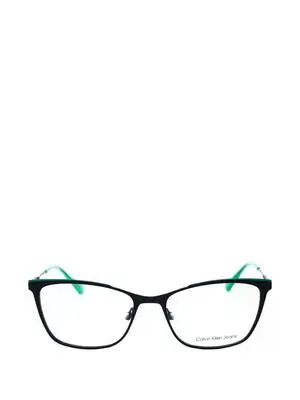 Calvin Klein Rectangle-frame Glasses - Black