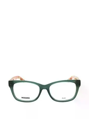 Missoni Rectangle-frame Glasses - Green