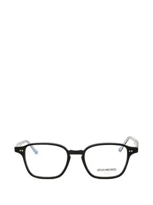 CUTLER & GROSS Rectangle-frame Glasses - Black