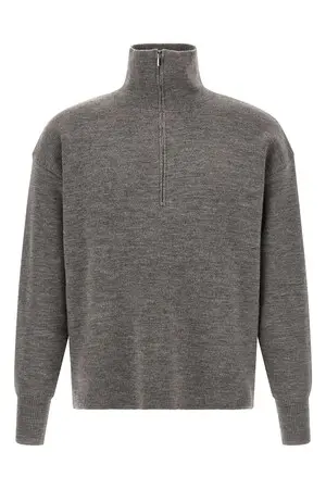MA'RY'YA Half-zip Sweater - Gray