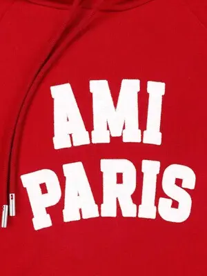 AMI Paris Logo Hooded Sweatshirt