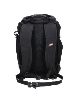 Moncler Backpack With Leather Trim