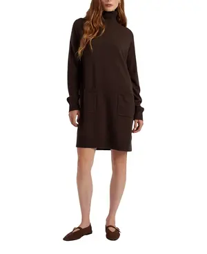 Chinti & Parker Wool-cashmere Mini Rollneck Dress