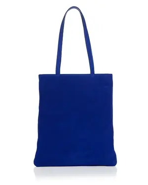 Aqua Suede Tote Exclusive - Blue