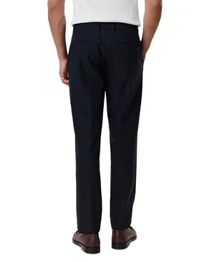 LES DEUX Brushed Twill Straight Fit Suit Pants