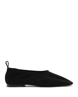 Schutz Hadley Suede Ballet Flats - Black