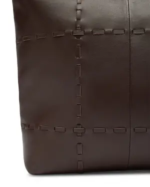 Whistles Whipstitch Large Leather Tote