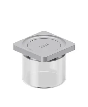 CLIIK Press Glass Small Food Storage Container - Grey