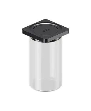 CLIIK Press Glass Medium Food Storage Container Black