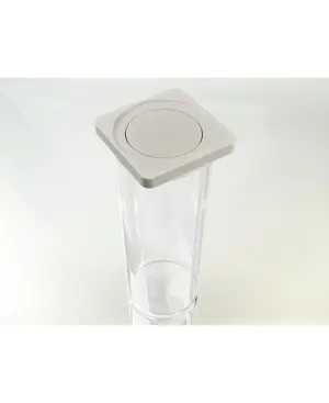CLIIK Press Glass Large Food Storage Container - Cream