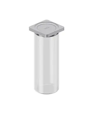 CLIIK Press Glass Large Food Storage Container - Grey