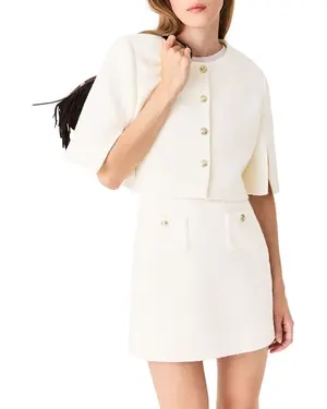 Maje Rinesse Tweed Jacket Dress