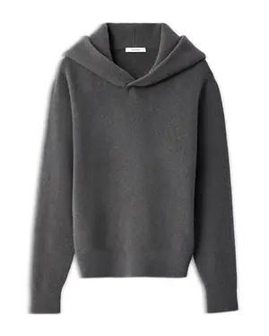 LEMAIRE Hooded Cashmere Blend Sweater