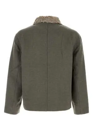 Our Legacy Dark Grey Wool Blend Jacket - Gray