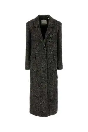 Isabel Marant Étoile Embroidered Wool Blend Ealine Coat - Multicolor