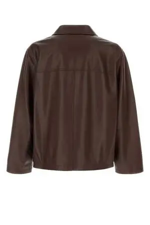 Loewe Chocolate Leather Jacket - Brown