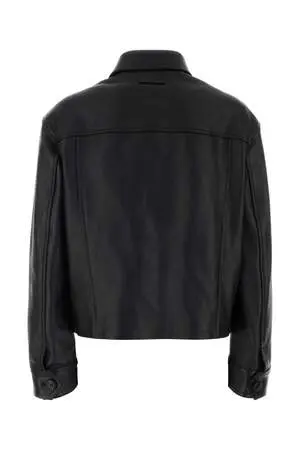 Marni Two-tone Leather Jacket - Multicolor