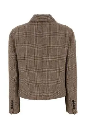 Brunello Cucinelli Embroidered Linen Blazer