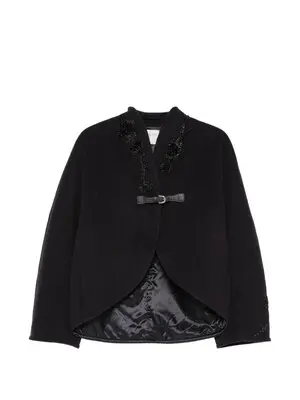 FORTE_FORTE Wool Blend Cropped Coat