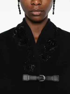 FORTE_FORTE Wool Blend Cropped Coat