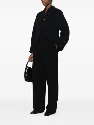 FORTE_FORTE Wool Blend Cropped Coat