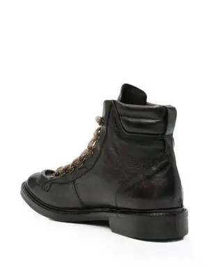 FRATELLI RENNELLA Scott Lace-up Leather Ankle Boots