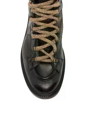 FRATELLI RENNELLA Scott Lace-up Leather Ankle Boots