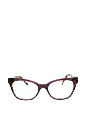Dkny Cat-eye Tortoiseshell-effect Glasses - Purple