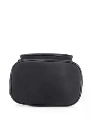 Prada Logo Drawstring Canvas Bucket Bag