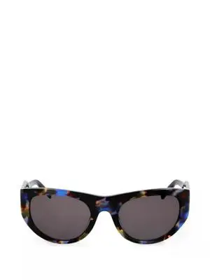 Dkny Tortoiseshell-effect Cat-eye Sunglasses - Blue