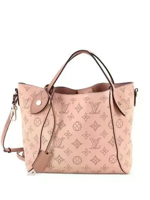 LOUIS VUITTON Hina Handbag Mahina Leather Pm Shoulder Bag - Pink