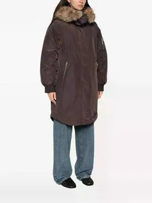 Liu Jo Fur-trim Zip-up Coat