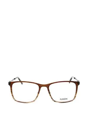 FLEXON Rectangle-frame Glasses - Brown