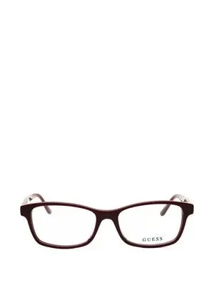 Guess Rectangle-frame Glasses - Red