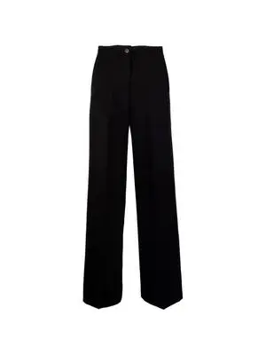 VICARIO CINQUE Pressed-crease Wide-leg Trousers